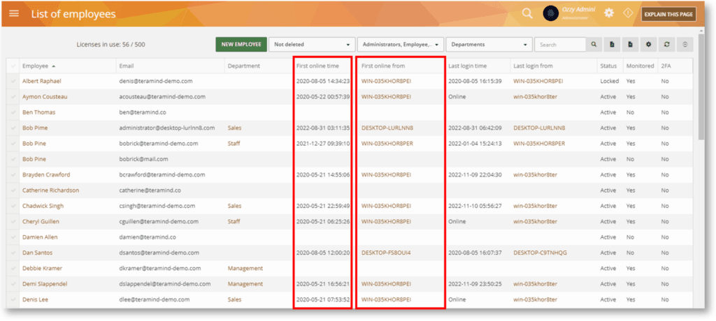 Better Monitoring & Reporting–Release 617 | Teramind Blog