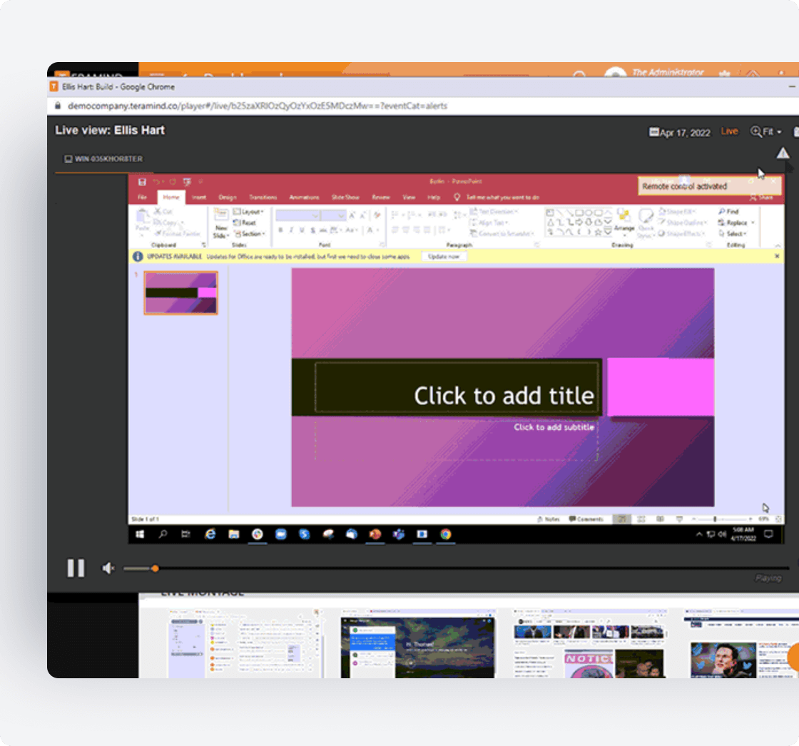 Remote Computer Screen Monitoring Software