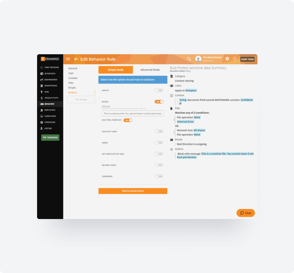 Insider Threat Detection & Monitoring Software - Teramind Insider Threat Detection & Monitoring Software - Teramind